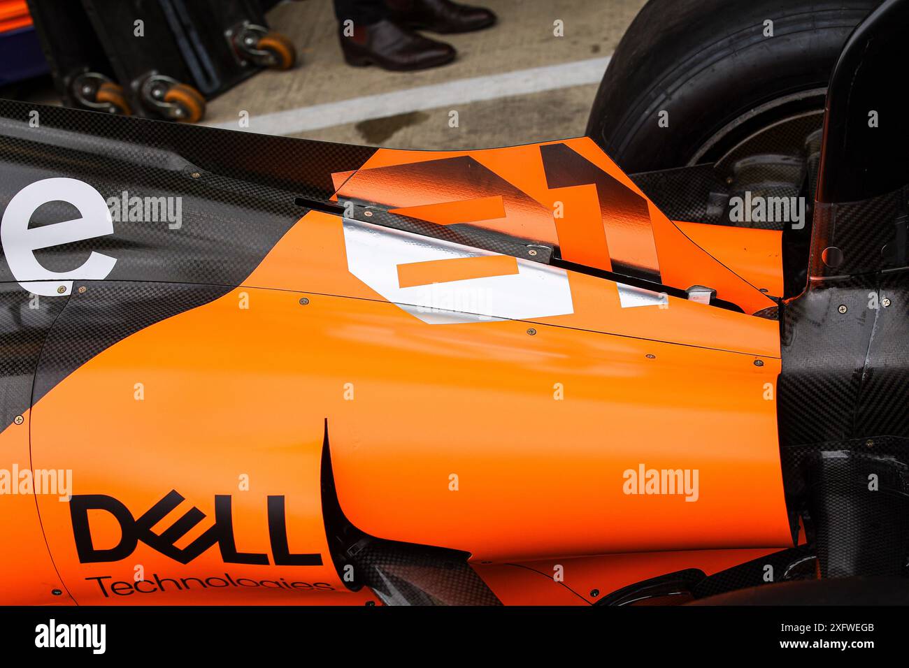 Silverstone, UK. 05th July, 2024. McLaren F1 Team MCL38, mechanical ...