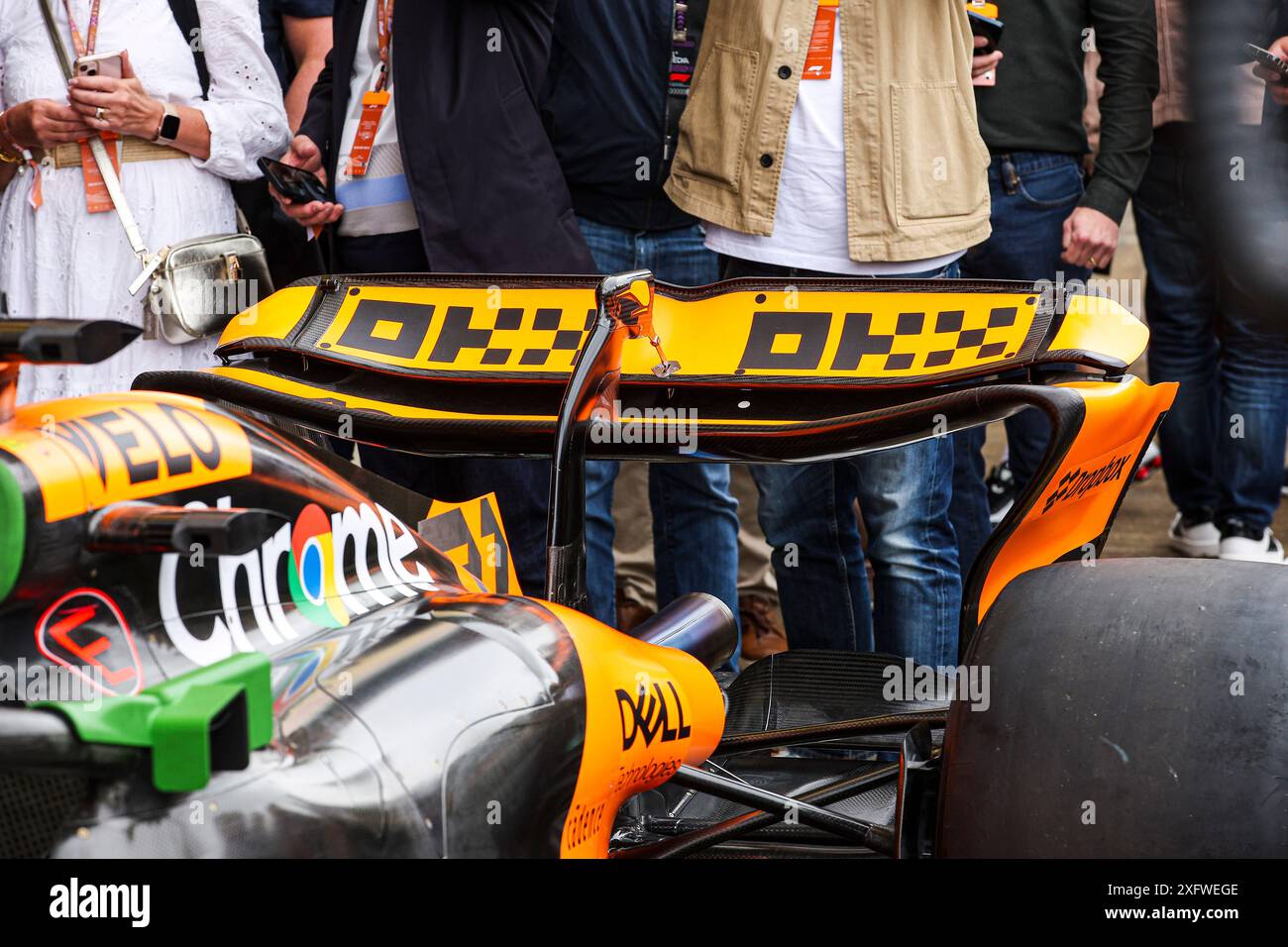 Silverstone, UK. 05th July, 2024. McLaren F1 Team MCL38, mechanical ...