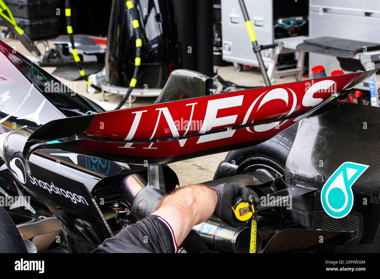 Silverstone, UK. 05th July, 2024. Mercedes AMG F1 Team W15, mechanical ...