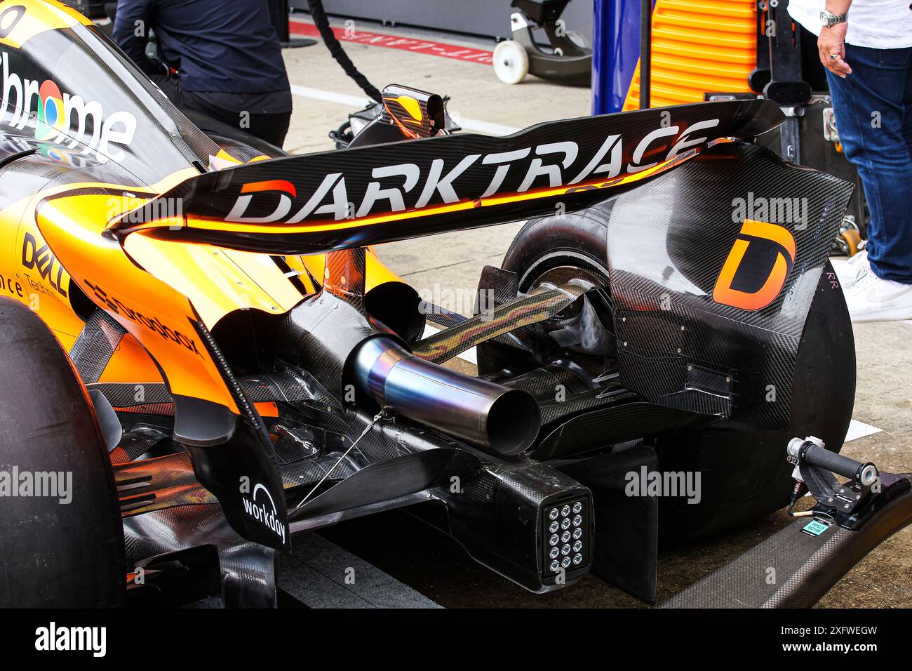 Silverstone, UK. 05th July, 2024. McLaren F1 Team MCL38, mechanical ...