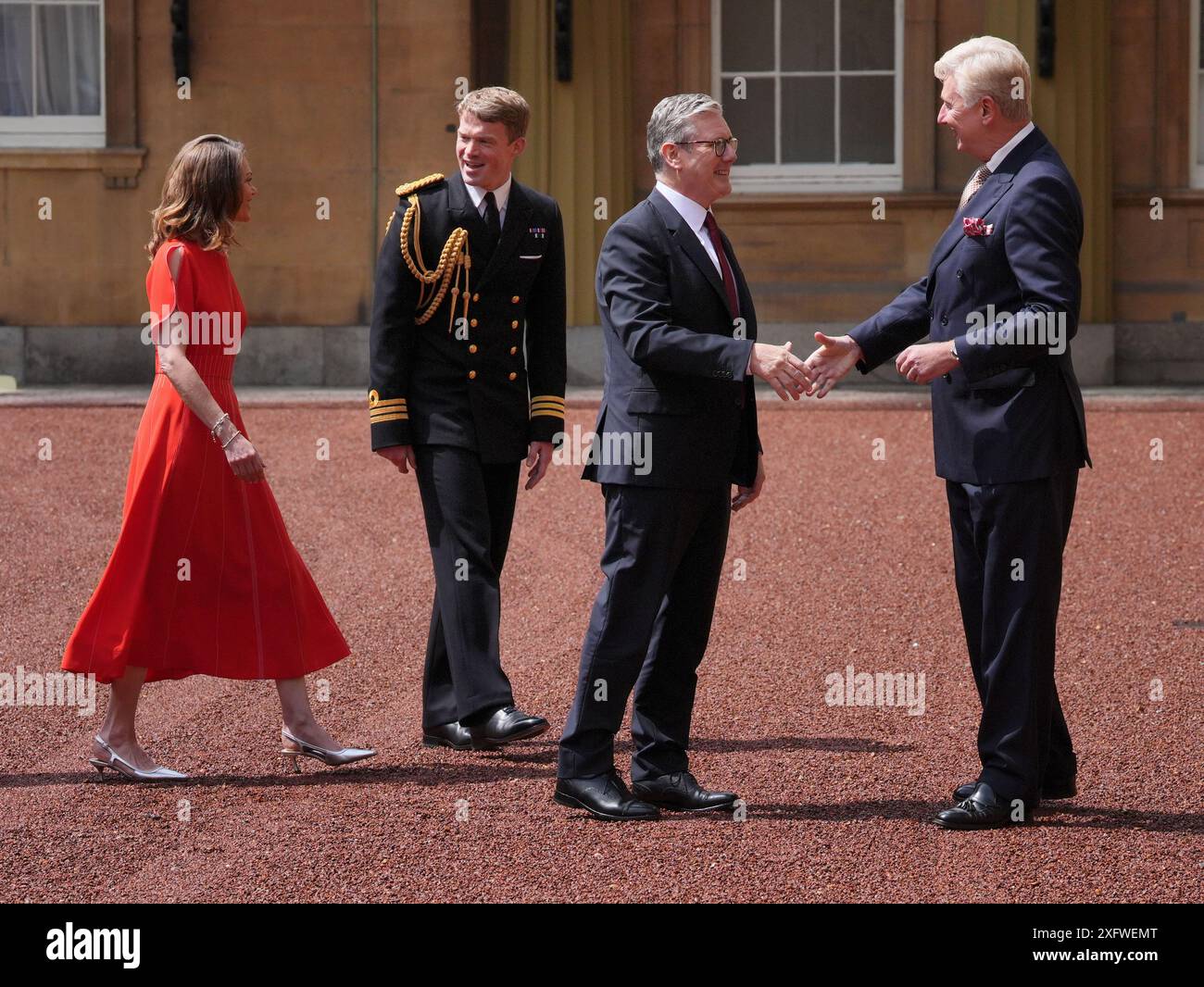 Sir Clive Alderton, Principal Private Secretary to the King and Queen ...