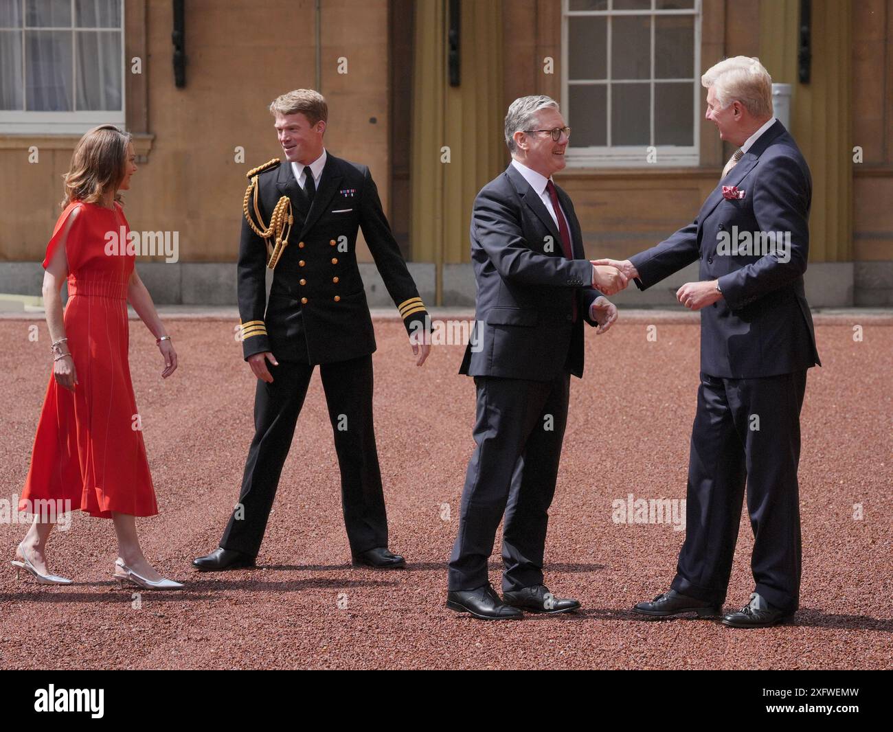 Sir Clive Alderton, Principal Private Secretary to the King and Queen ...