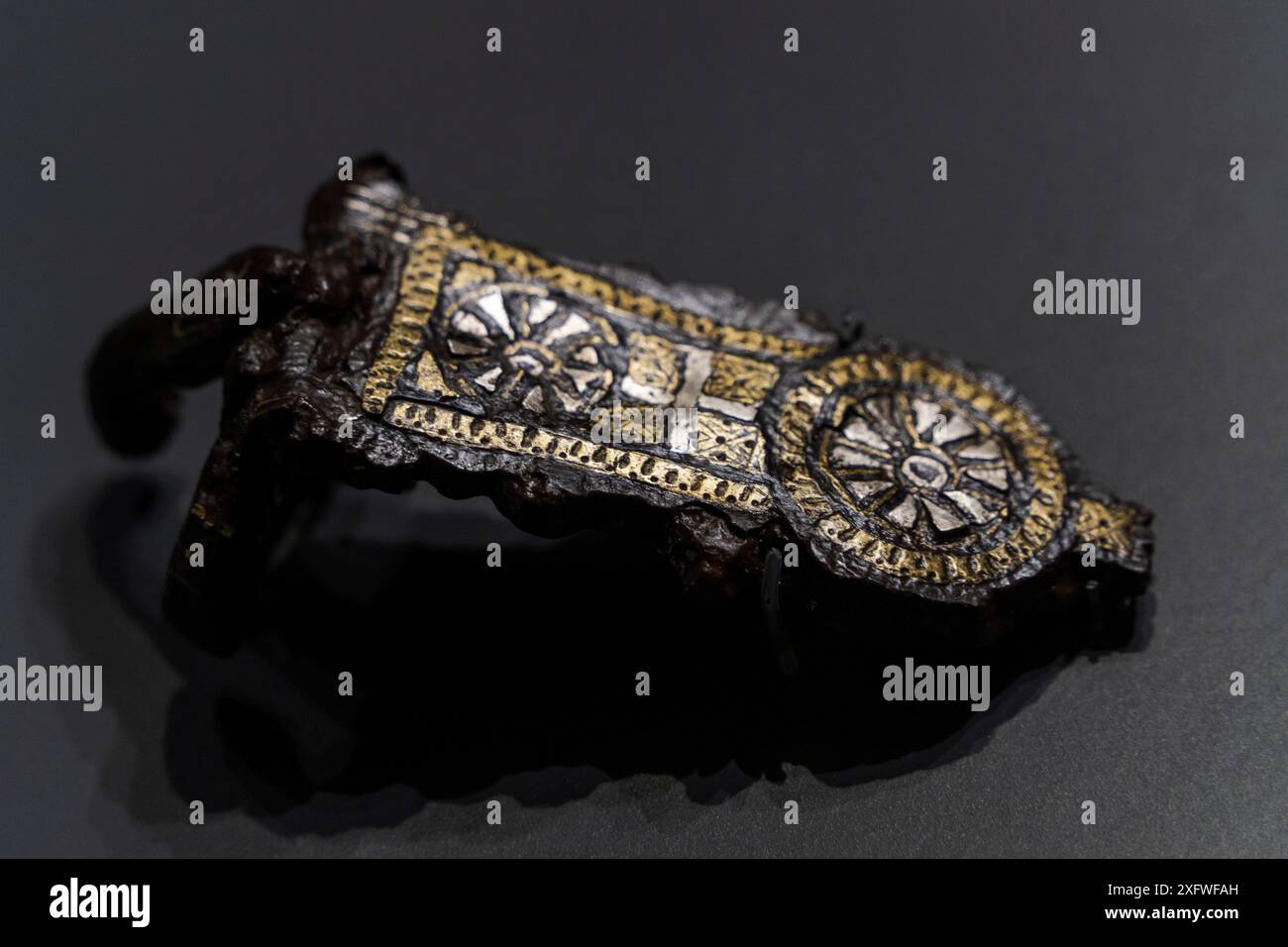 Visigothic broque from the 7th century, Mortera cave, Pielagos, Museum ...