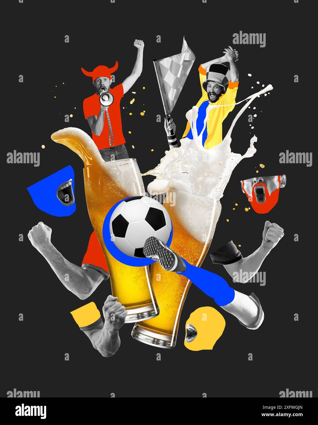 Loud crowd screaming hi-res stock photography and images - Alamy