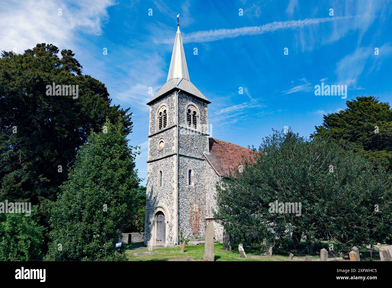 The Church of St Mary the Virgin, Ripple, Kent Stock Photo - Alamy