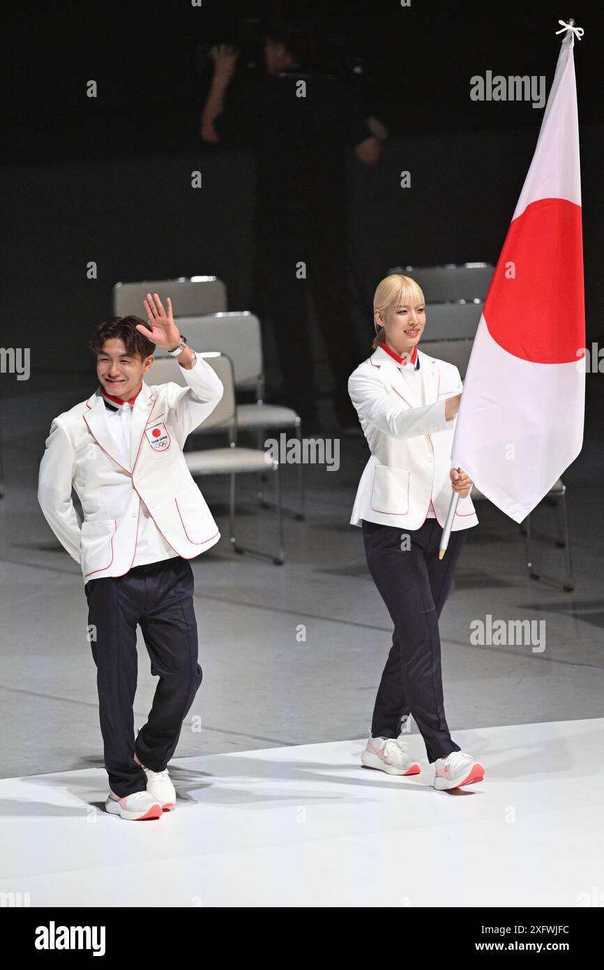 Tokyo, Japan. Credit: MATSUO. 5th July, 2024. (L-R) Shigeyuki Nakarai ...