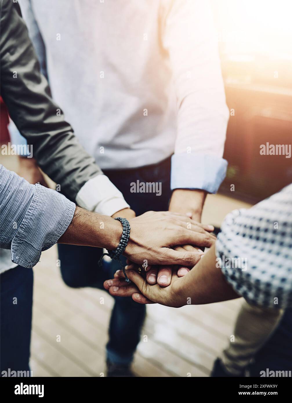 Group solidarity piling hi-res stock photography and images - Alamy