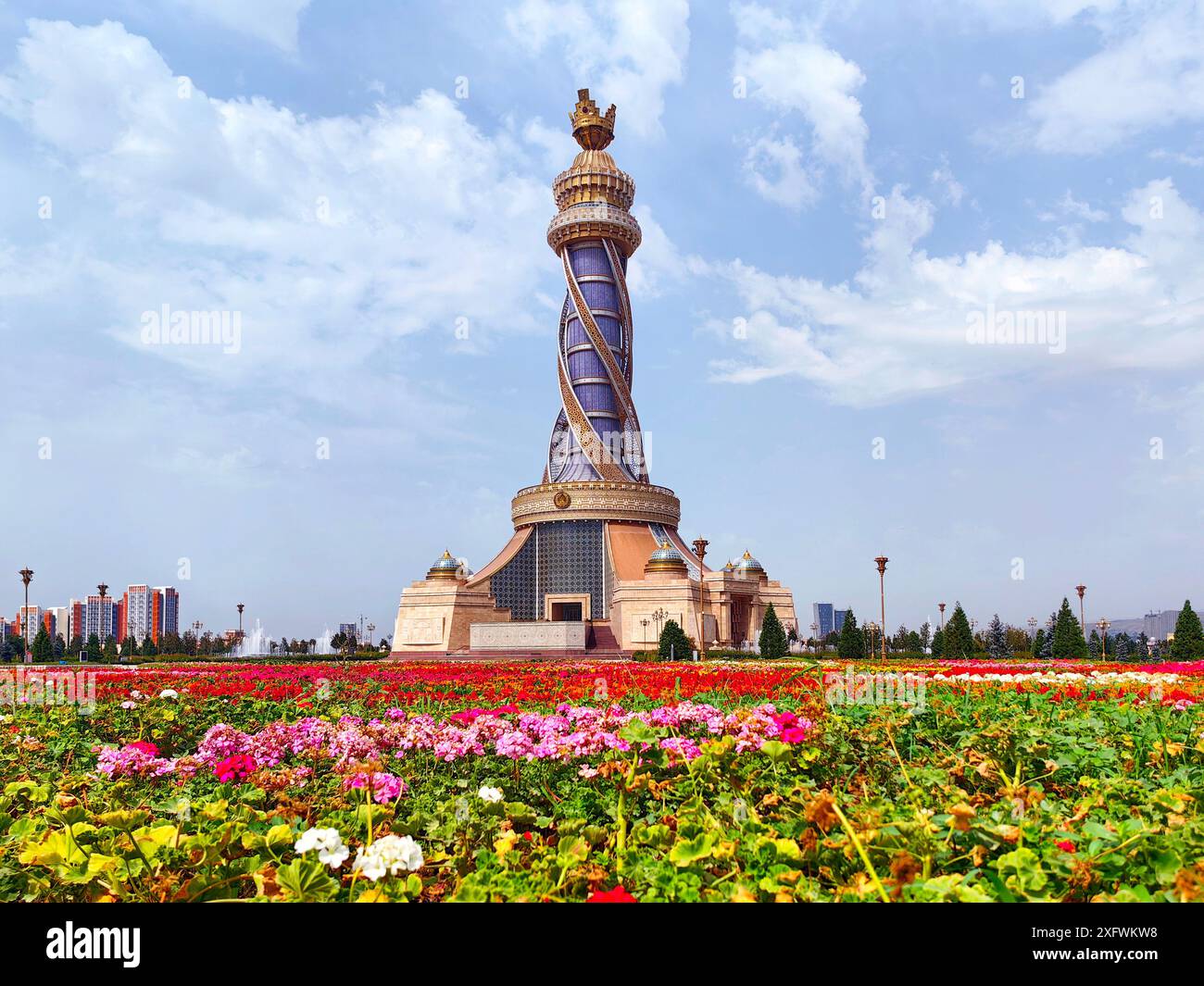 (240705) -- DUSHANBE, July 5, 2024 (Xinhua) -- This photo taken on July ...