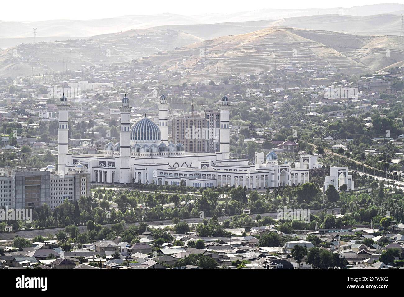 (240705) -- DUSHANBE, July 5, 2024 (Xinhua) -- This photo taken on July ...