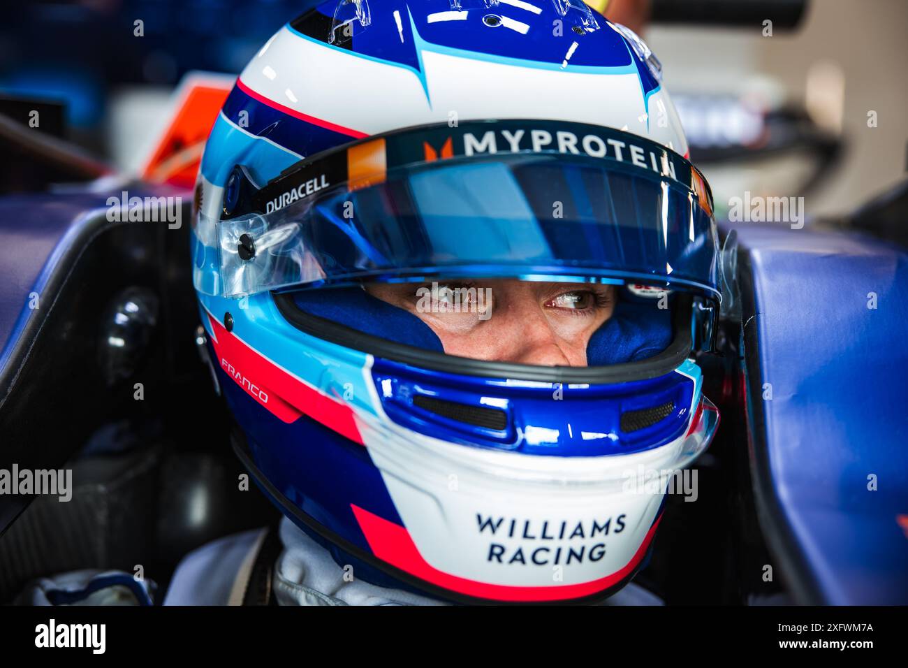 Franco Colapinto (ARG) Williams Racing FW46 Academy Driver. 05.07.2024 ...