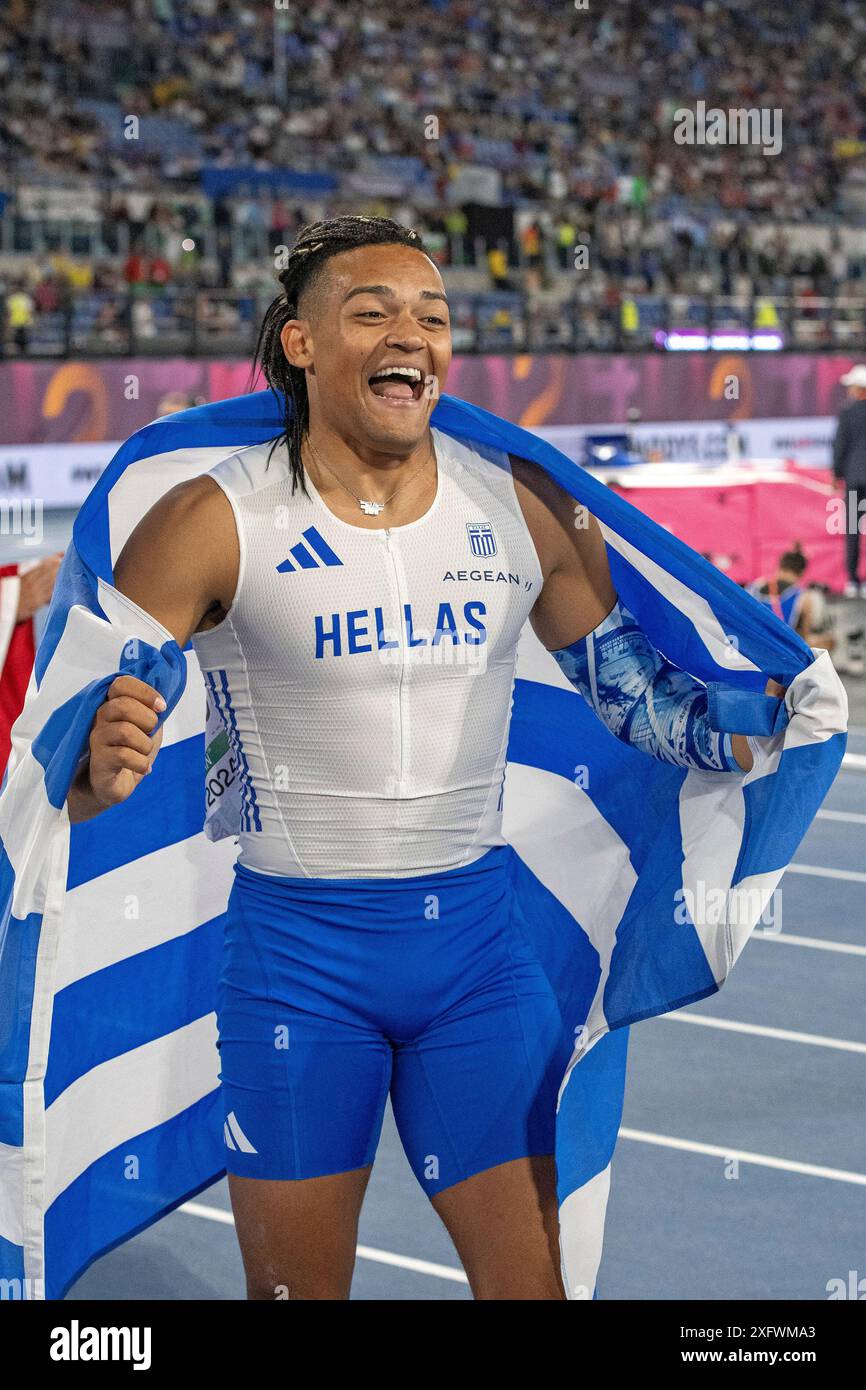 Emmanouil Karalis (Greece), men's pole vault silver medal at European ...