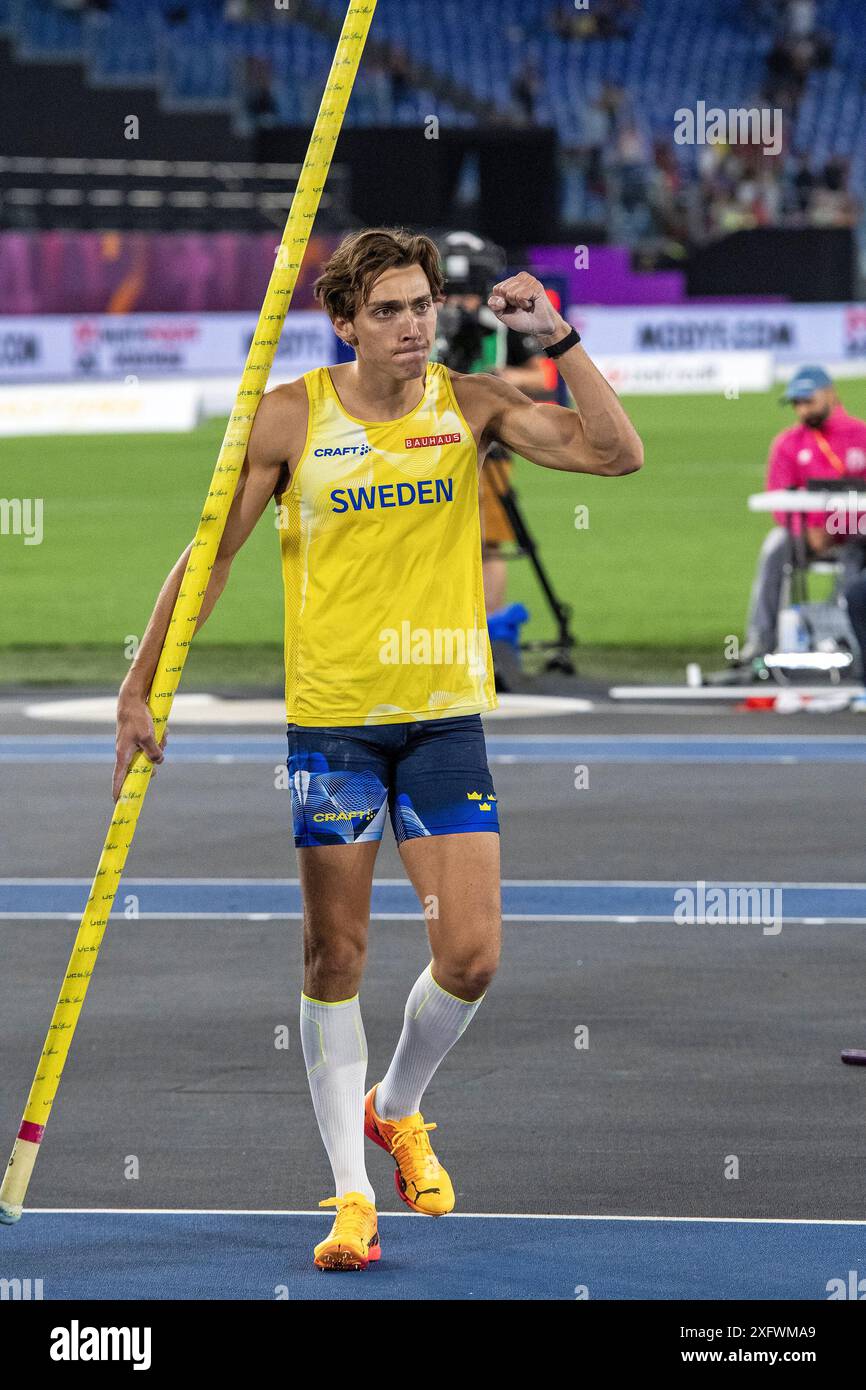 Armand Duplantis (Sweden), pole vault world record holder and gold ...