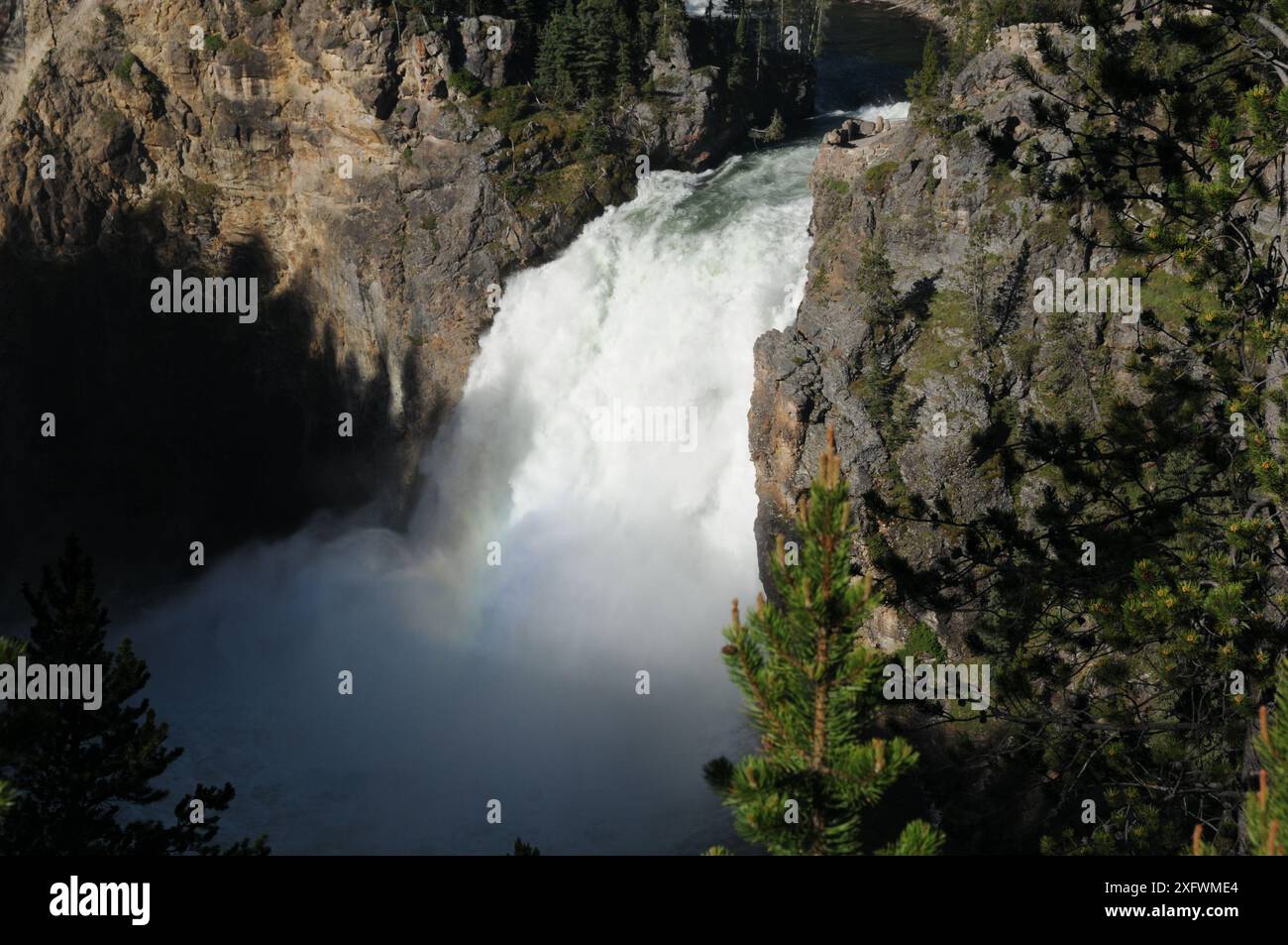 Yellowstone canyon upper falls hi-res stock photography and images - Alamy