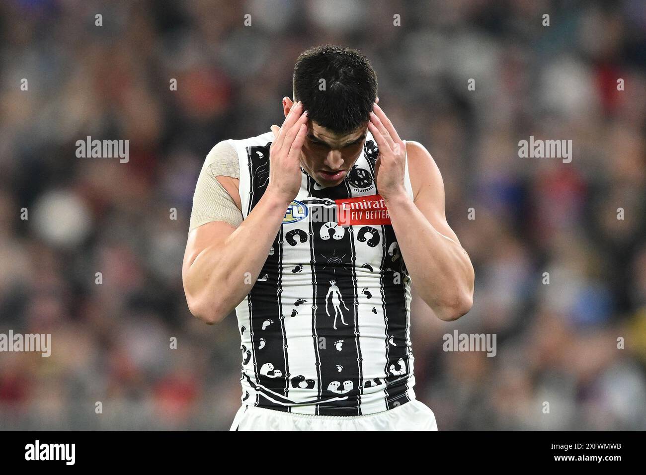 Melbourne, Australia. 05th July, 2024. Brayden Maynard of Collingwood ...