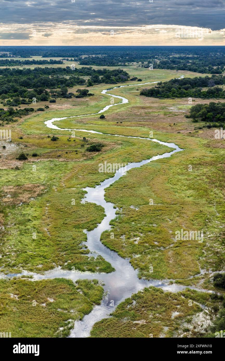 Aerial shot river delta flowing hi-res stock photography and images - Alamy