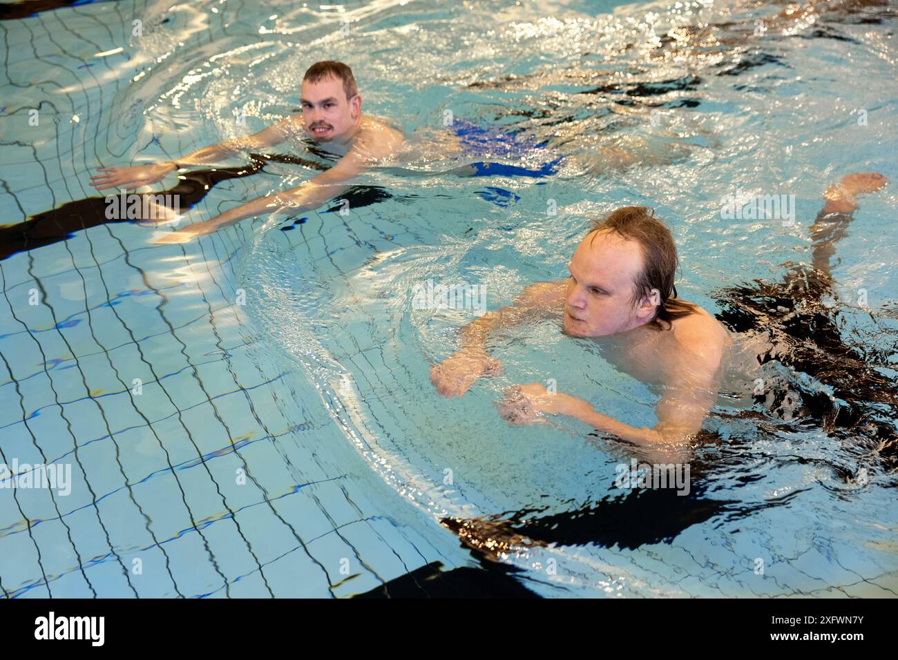 Disabled, sports person, swimming hi-res stock photography and images ...