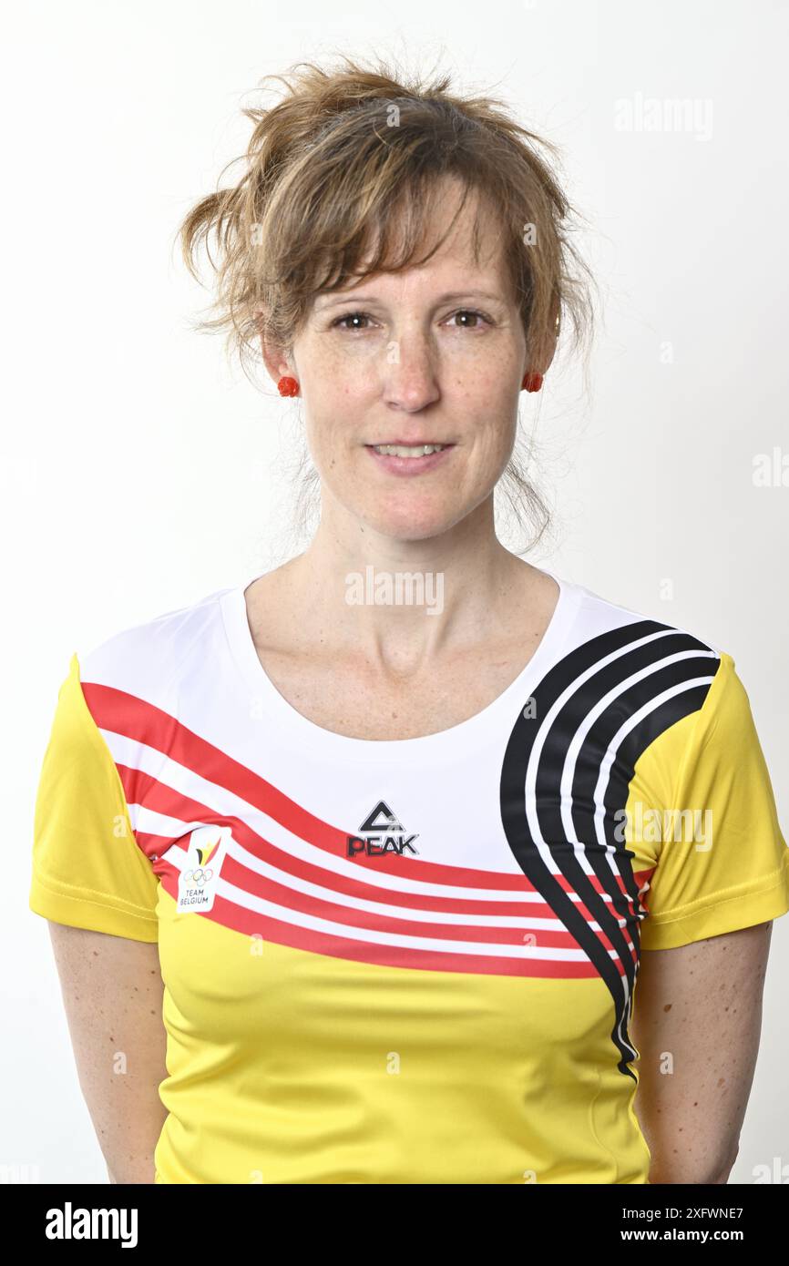 doctor Katja Van Oostveldt poses for the photographer during a ...