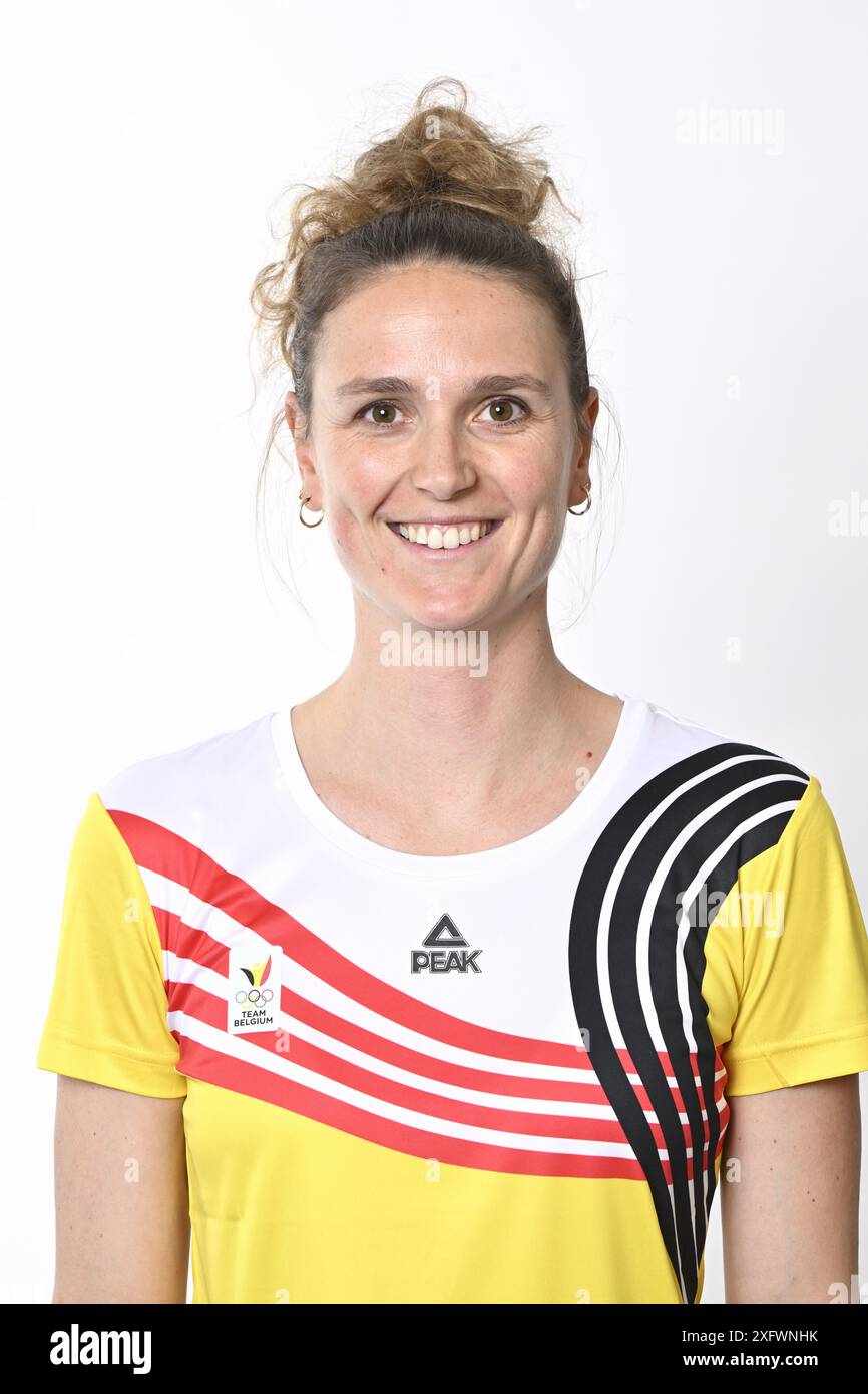 Lien Steurs poses for the photographer during a photoshoot for the ...