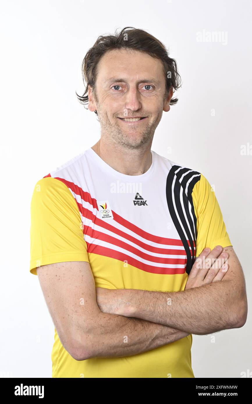 Brussels, Belgium. 03rd July, 2024. Xavier Reckinger poses for the photographer during a ...