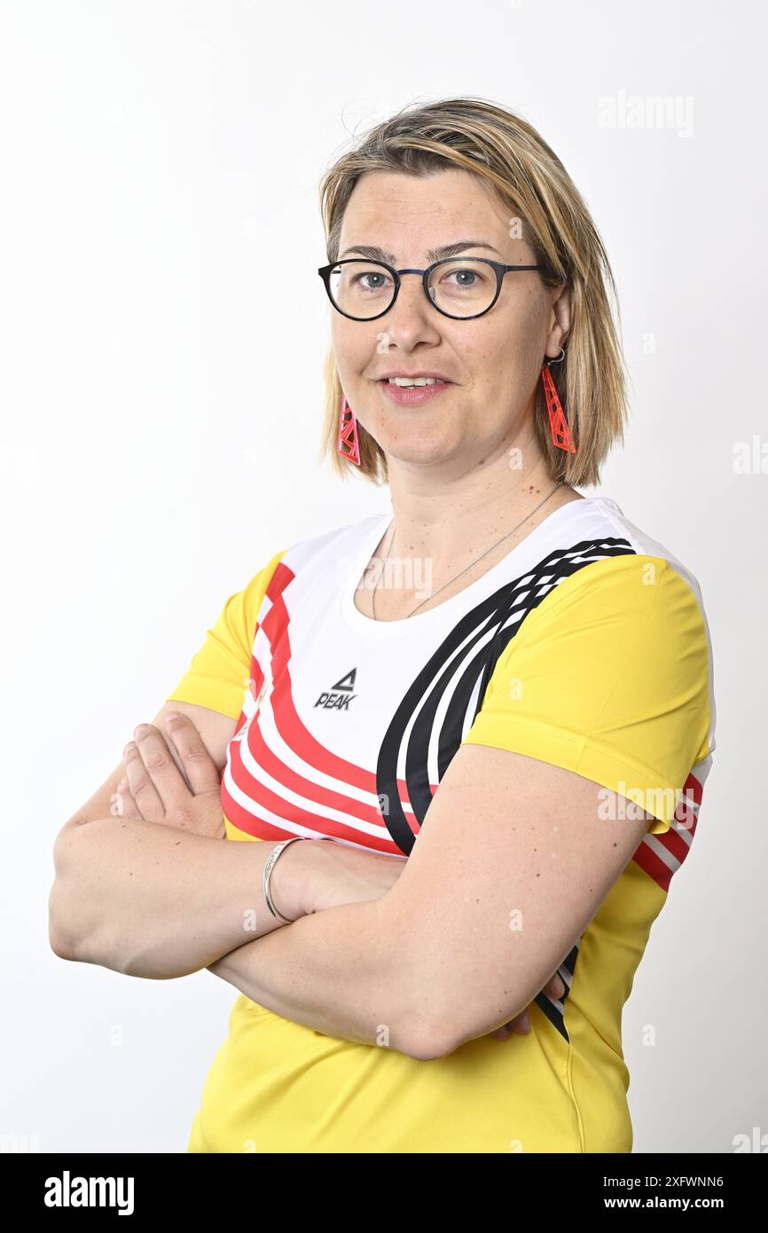 Brussels, Belgium. 03rd July, 2024. Marie-Charlotte Baudinet poses for ...