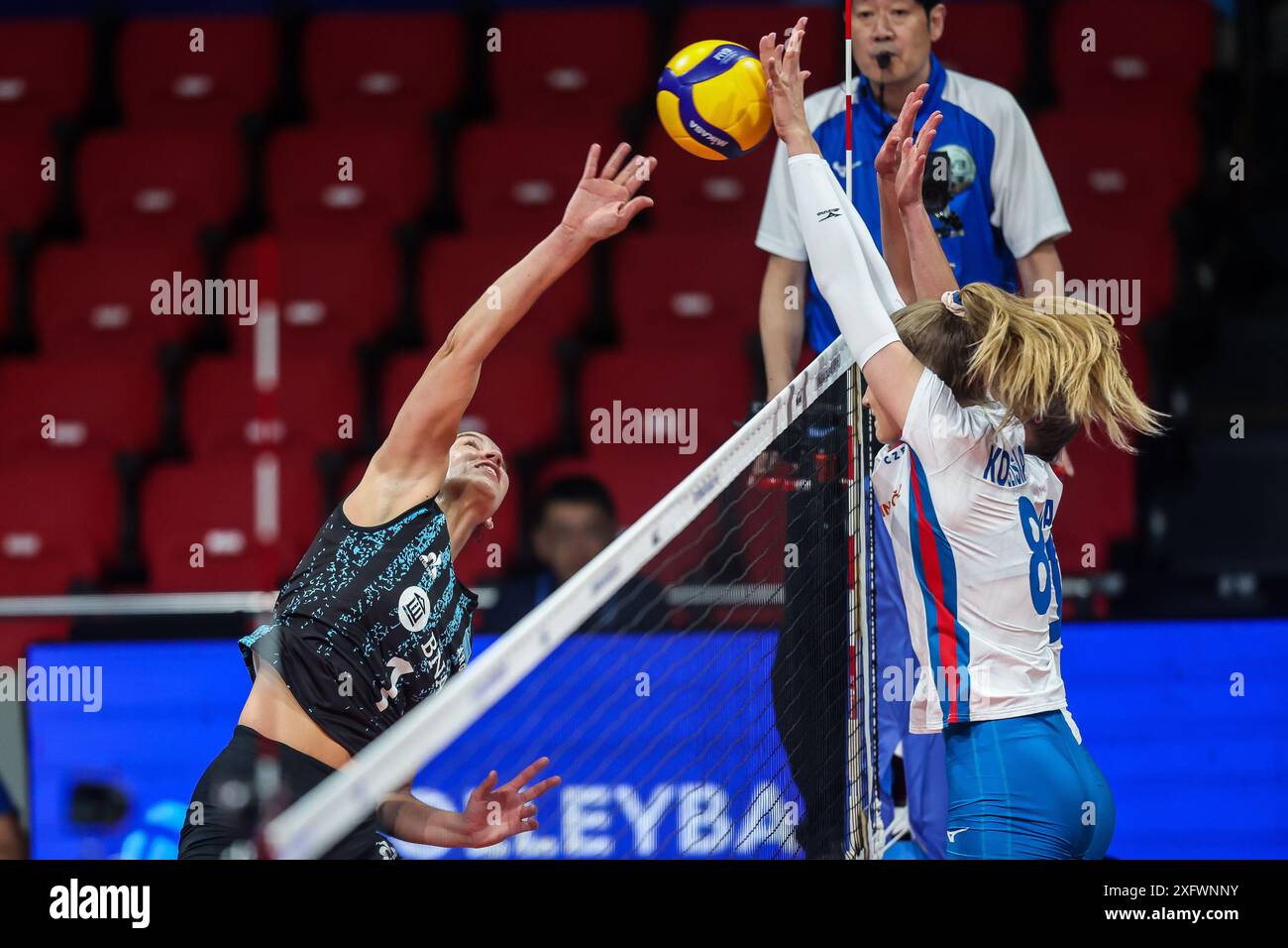 Manila, Philippines. 5th July, 2024. Elina Maria Rodriguez (L) of ...