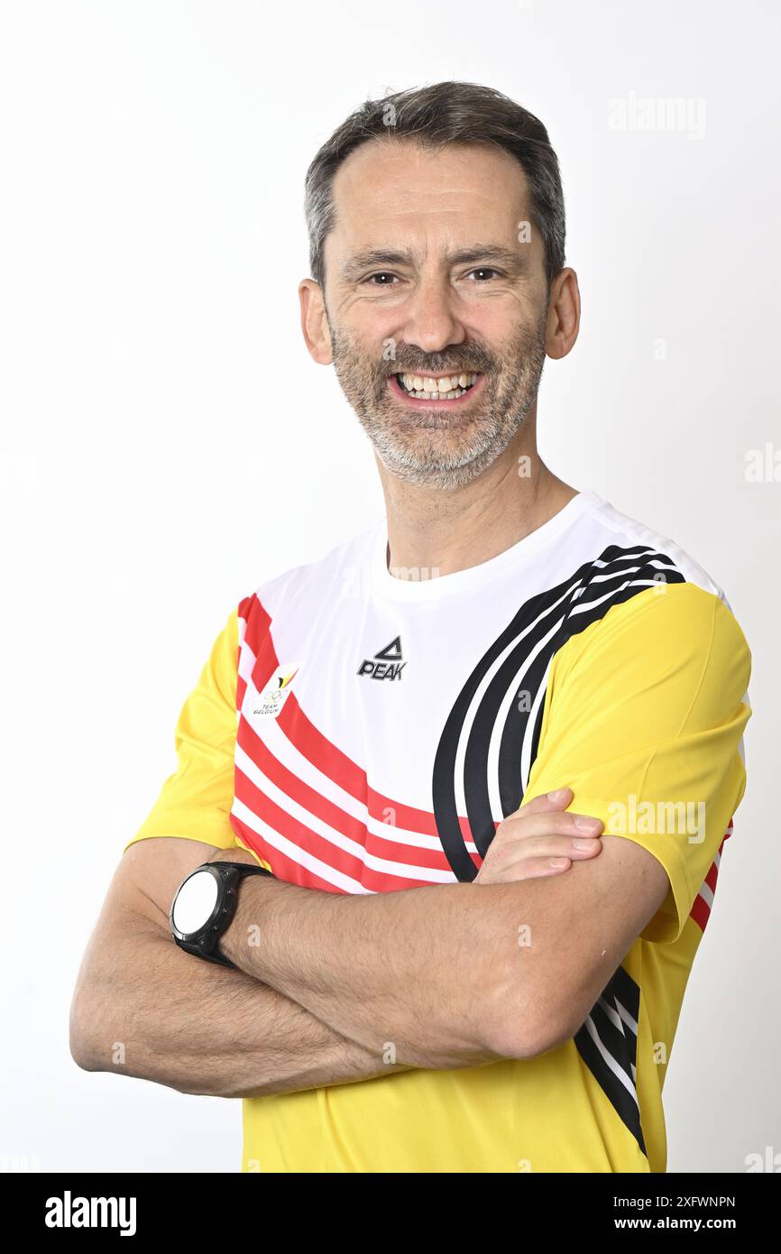 Brussels, Belgium. 03rd July, 2024. JUlien Rysman pose for the ...