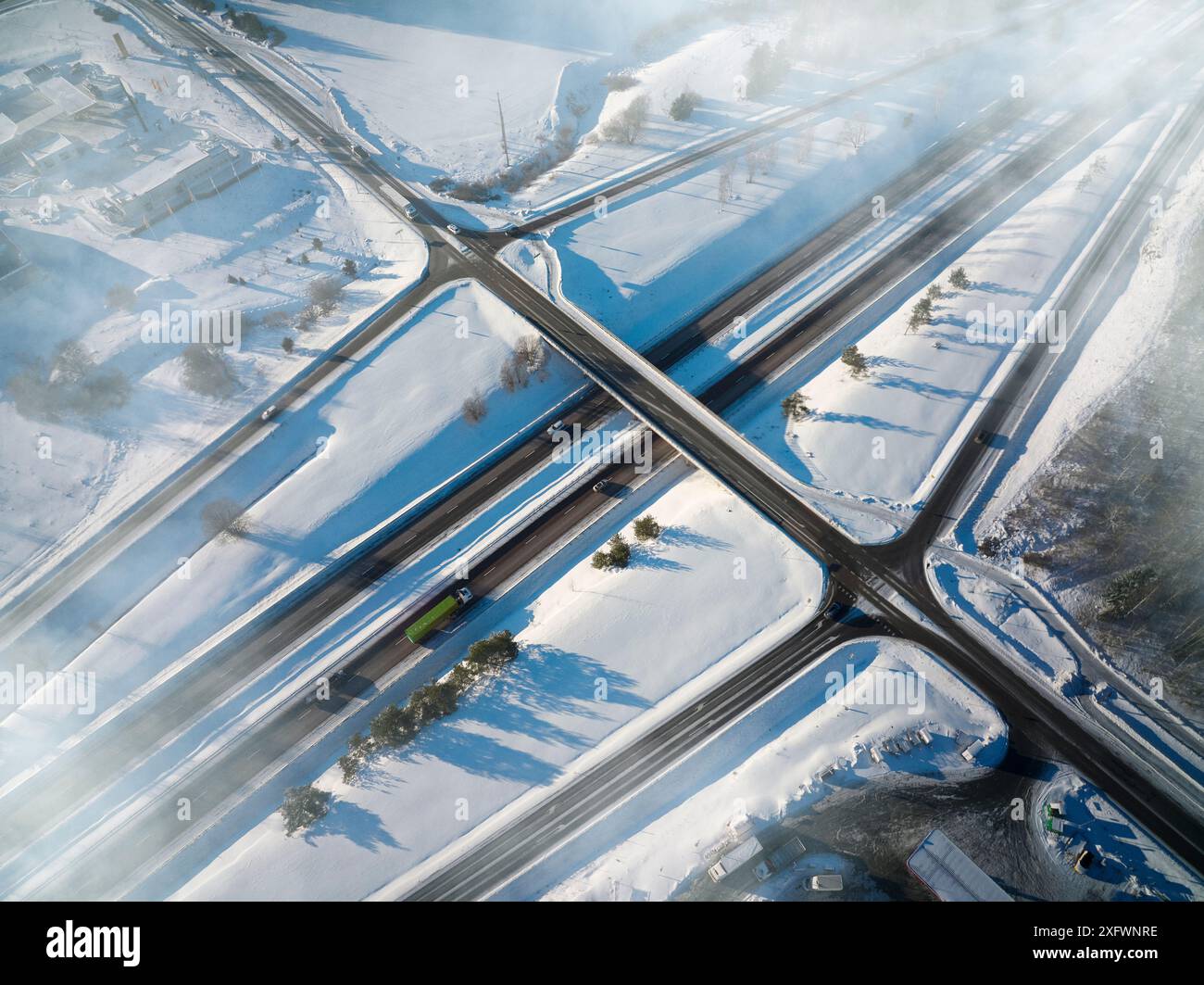Frosty aerial structure hi-res stock photography and images - Alamy