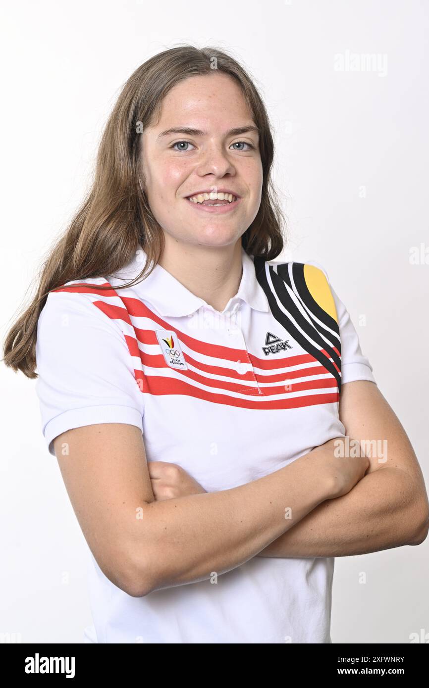Brussels, Belgium. 03rd July, 2024. Emily White poses for the ...