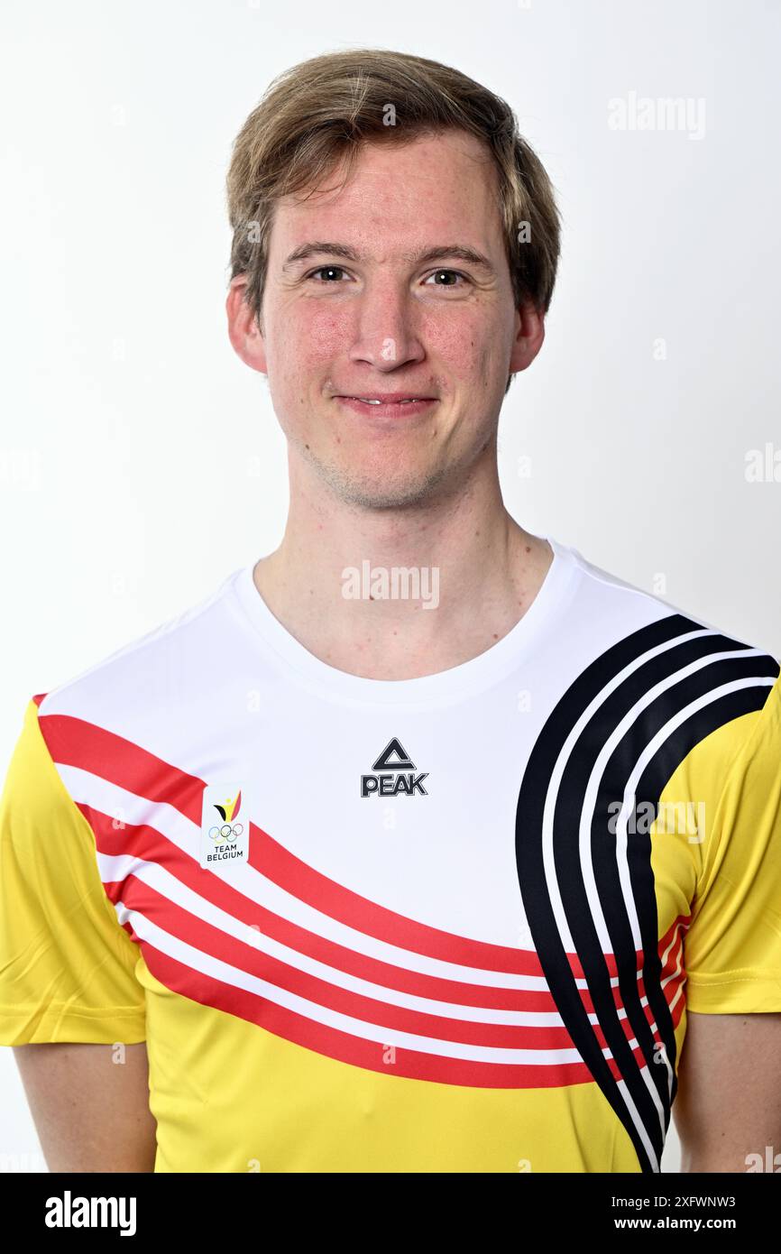 Brussels, Belgium. 03rd July, 2024. Lars Poppe poses for the ...