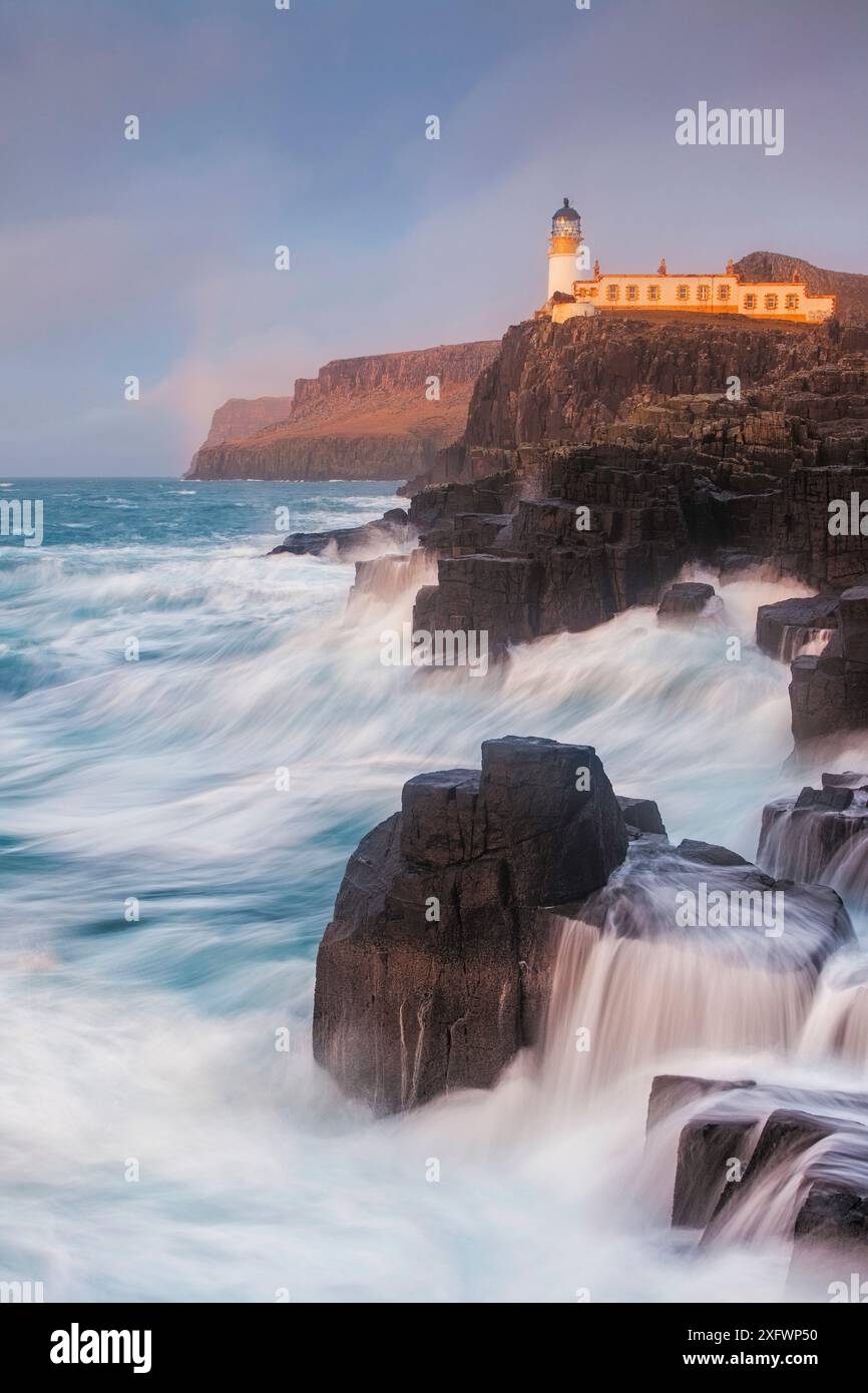 Neist Point Lighthouse, Duirinish Peninsula, Isle of Skye, Inner ...