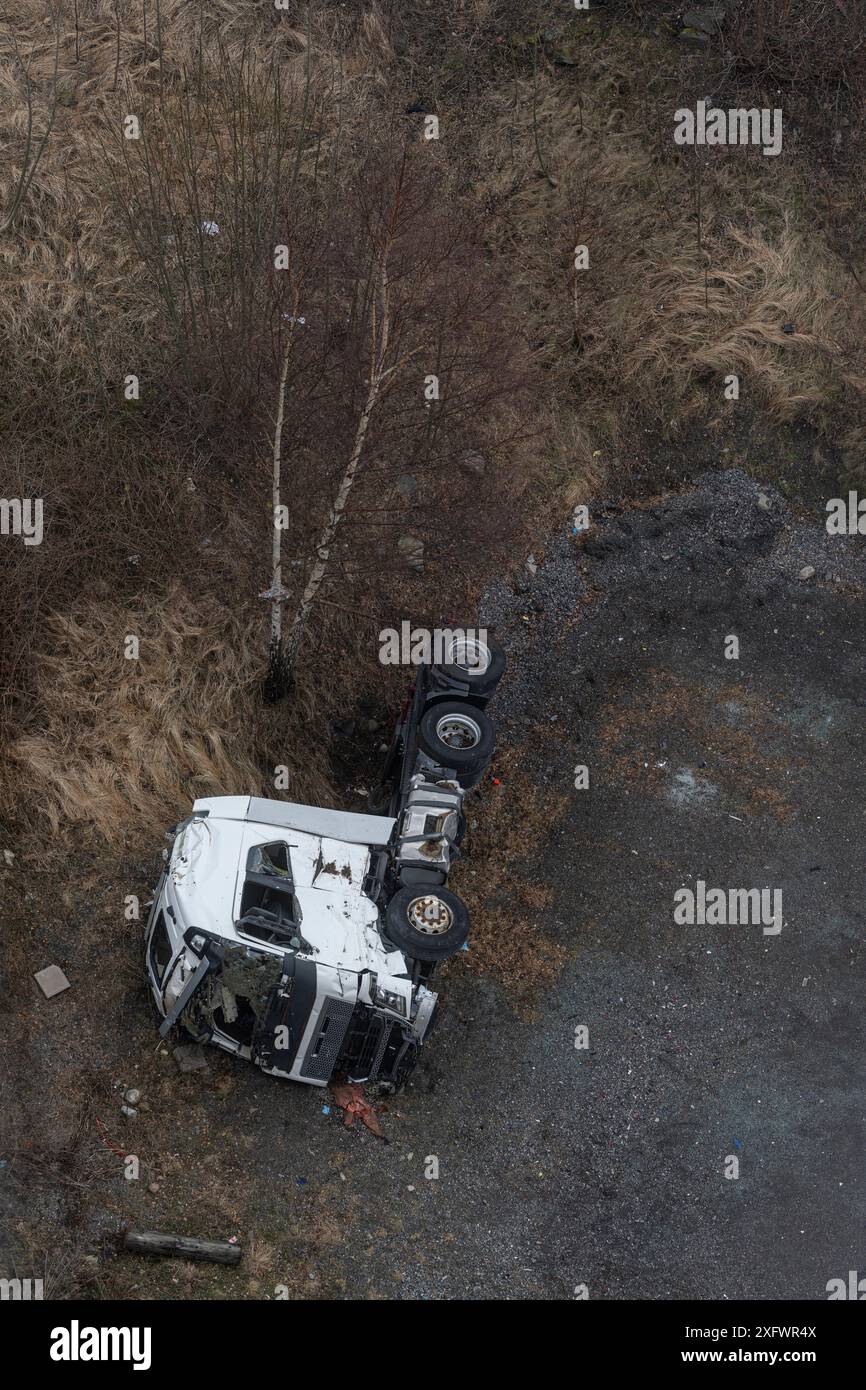 Dangerous goods truck accident on hi-res stock photography and images ...