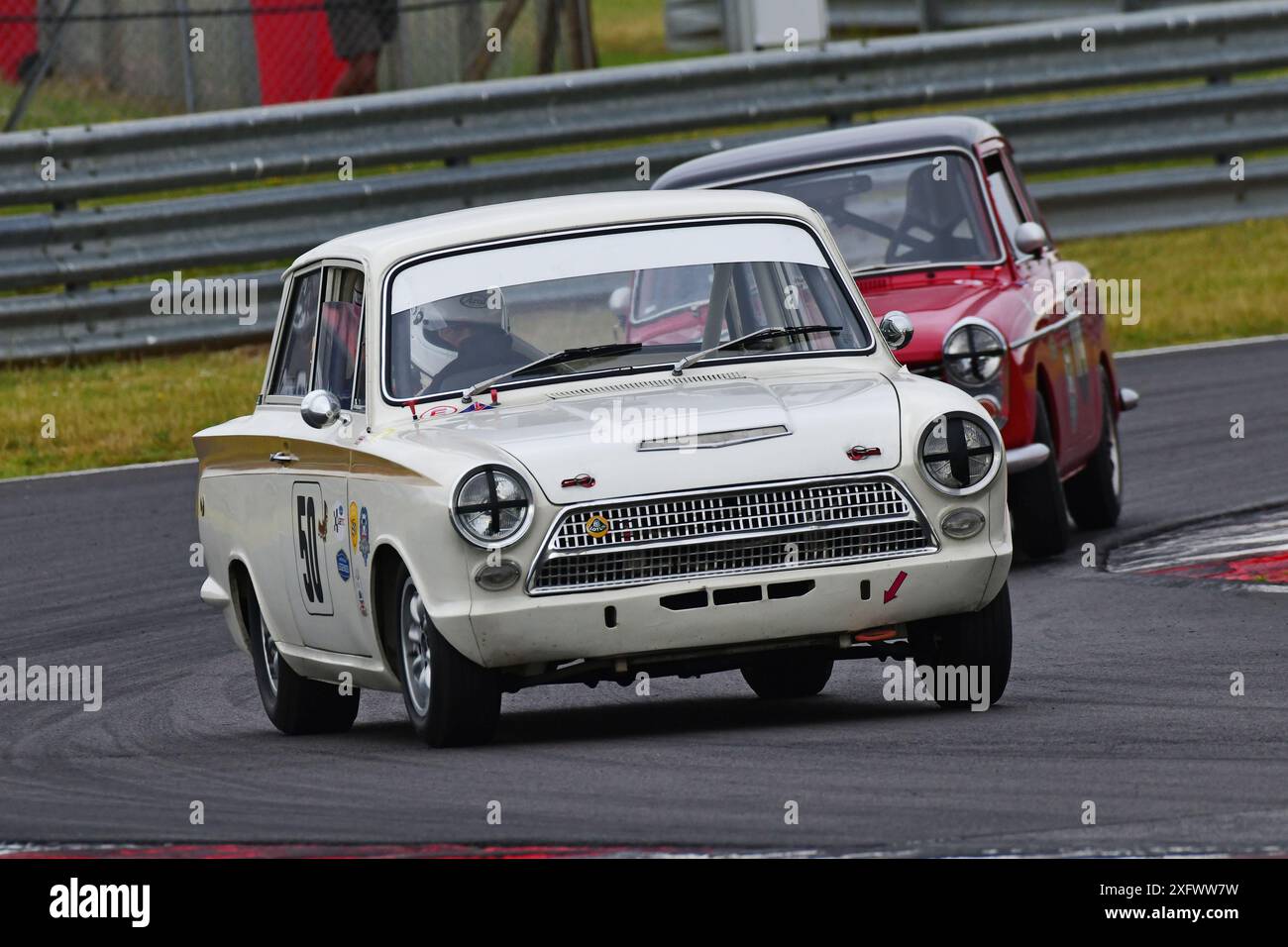 John Ure, George Ure, Lotus Ford Cortina Mk1, HRDC Jack Sears Trophy ...
