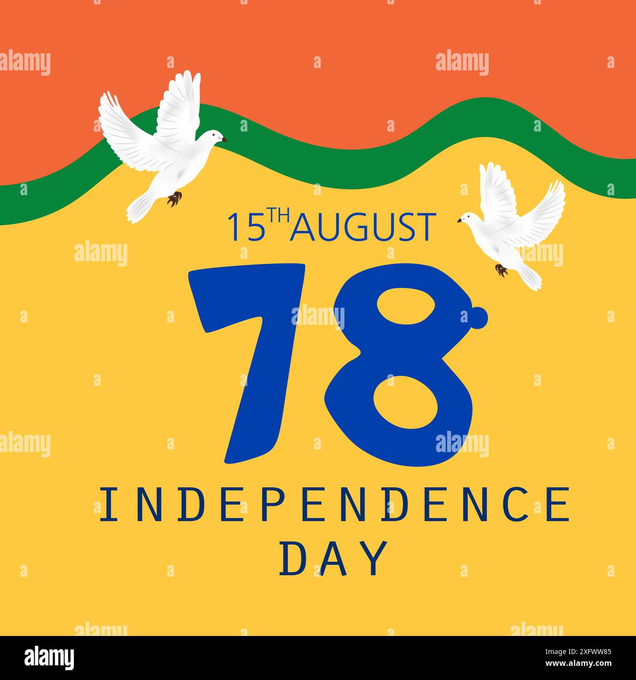 Stylish vector indian flag background hi-res stock photography and ...