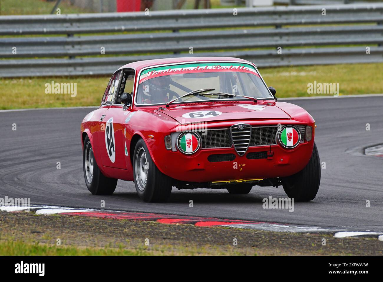 Richard Hudson, Alex Crawford, Alfa Romeo Giulia Sprint GT, HRDC Jack ...