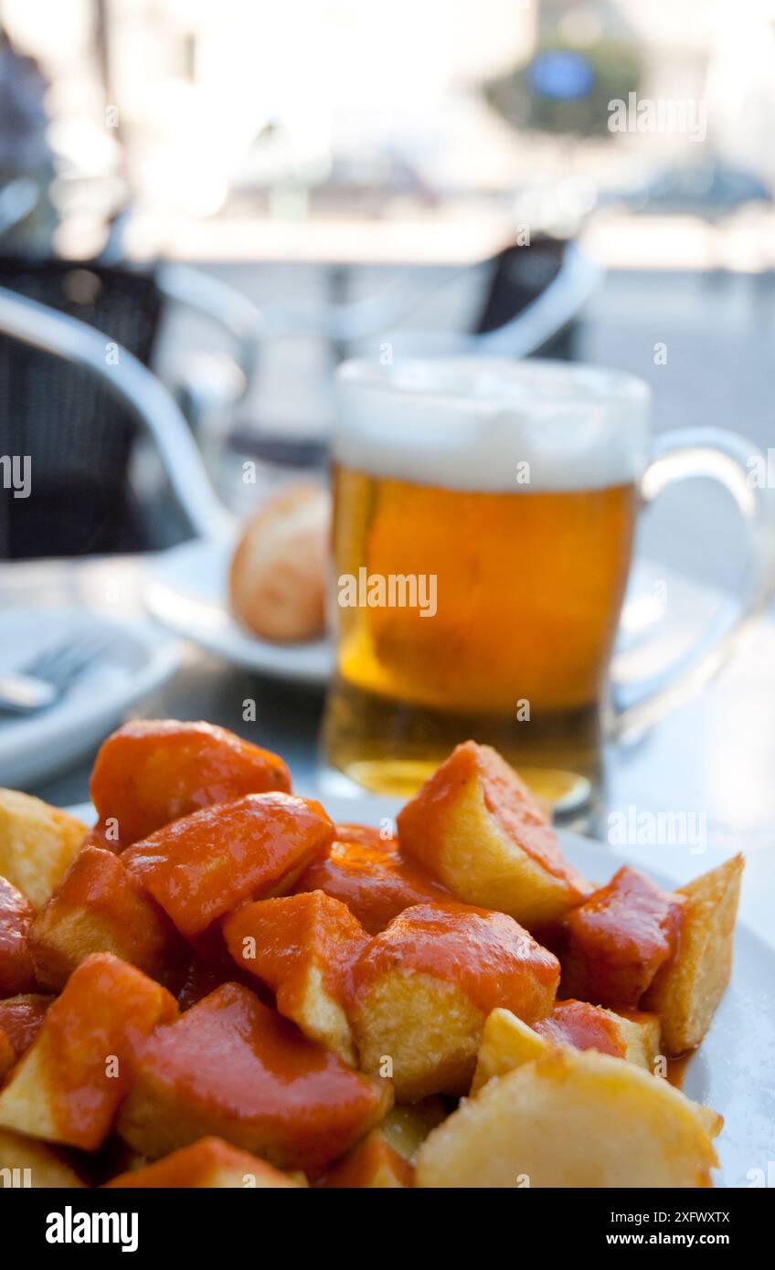 Tapas spain patatas bravas hi-res stock photography and images - Alamy