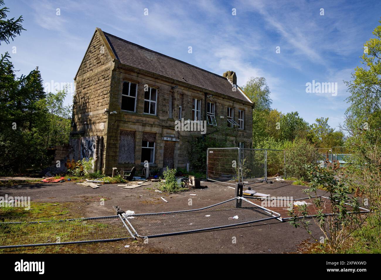 Old mill in Ramsbottom town centre Stock Photo - Alamy