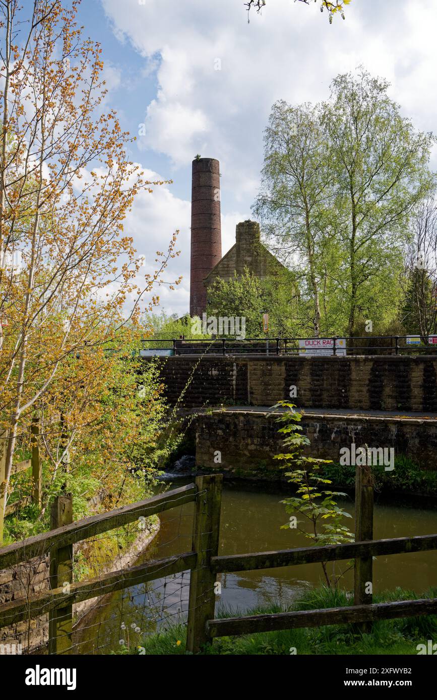 Old mill in Ramsbottom town centre Stock Photo - Alamy