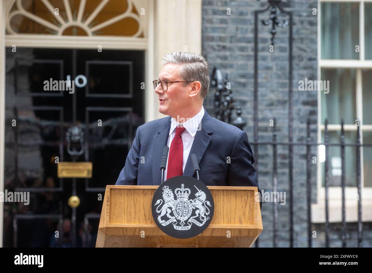 London, England, UK. 5th July, 2024. Labour leader KEIR STARMER makes ...
