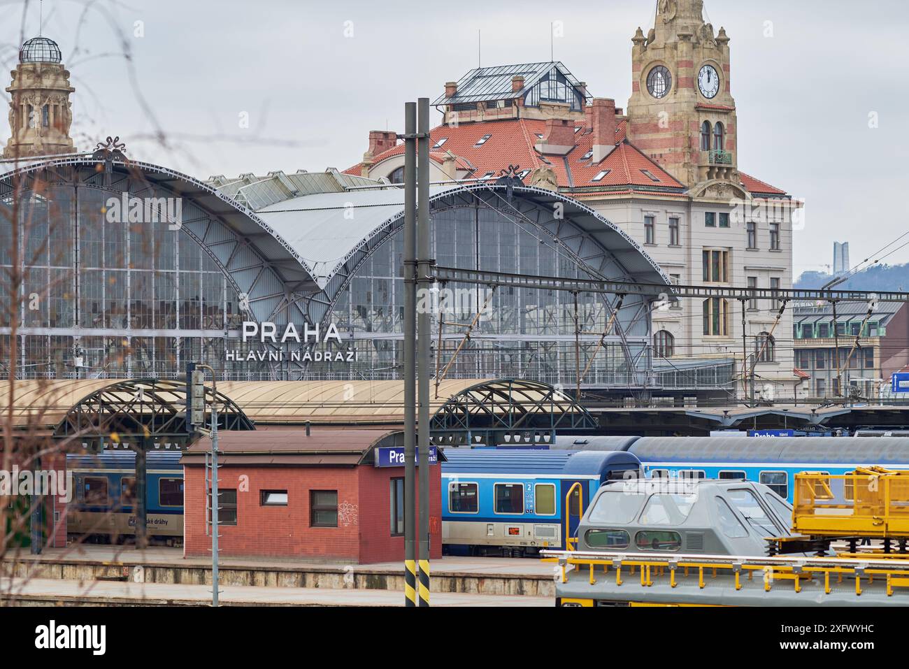 Prague Main Railway Station (Praha hlavni nadrazi), the busiest railway ...