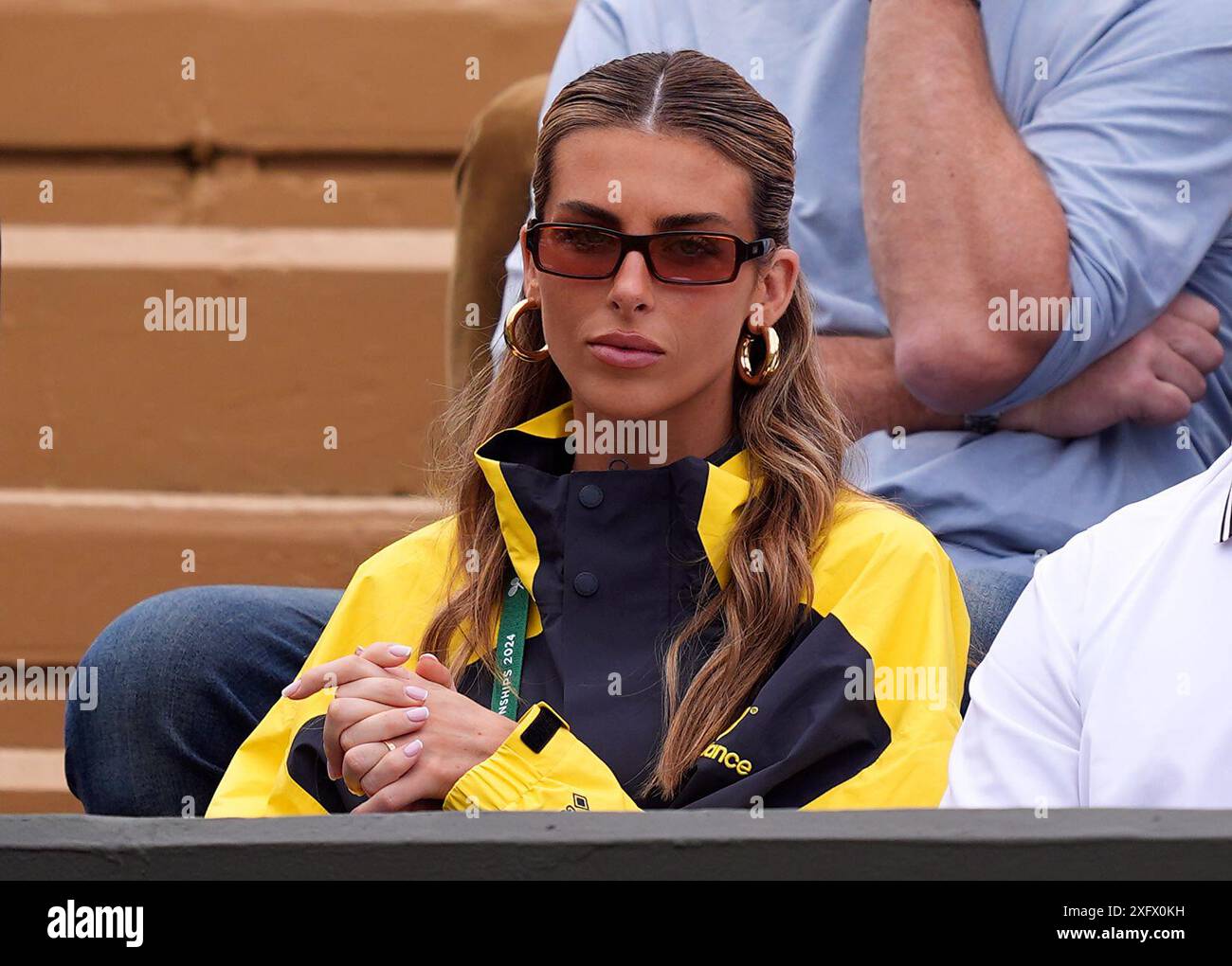 Paige Lorenze, girlfriend of Tommy Paul on day five of the 2024 ...