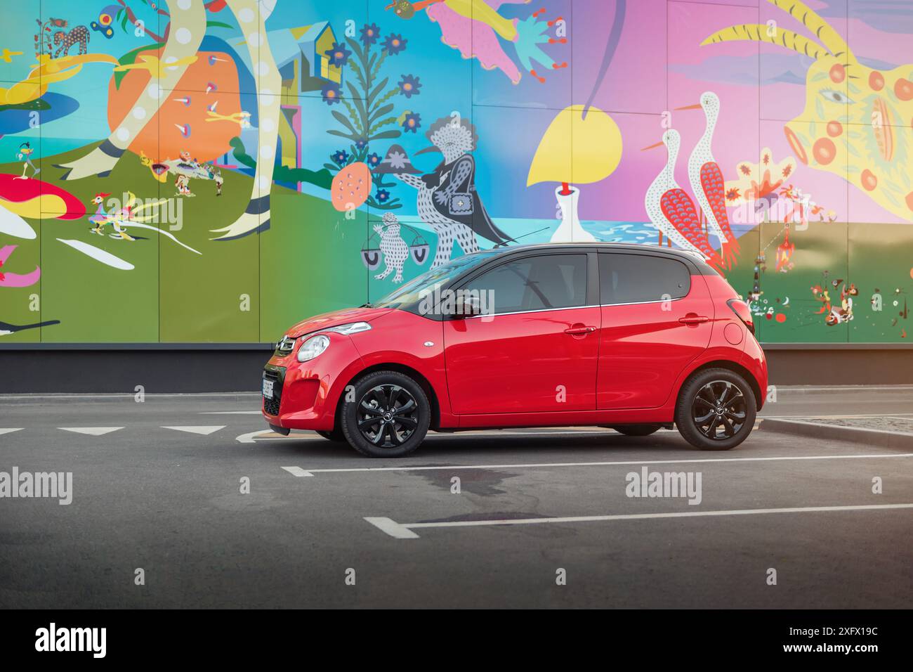 Car themed wall hi-res stock photography and images - Alamy