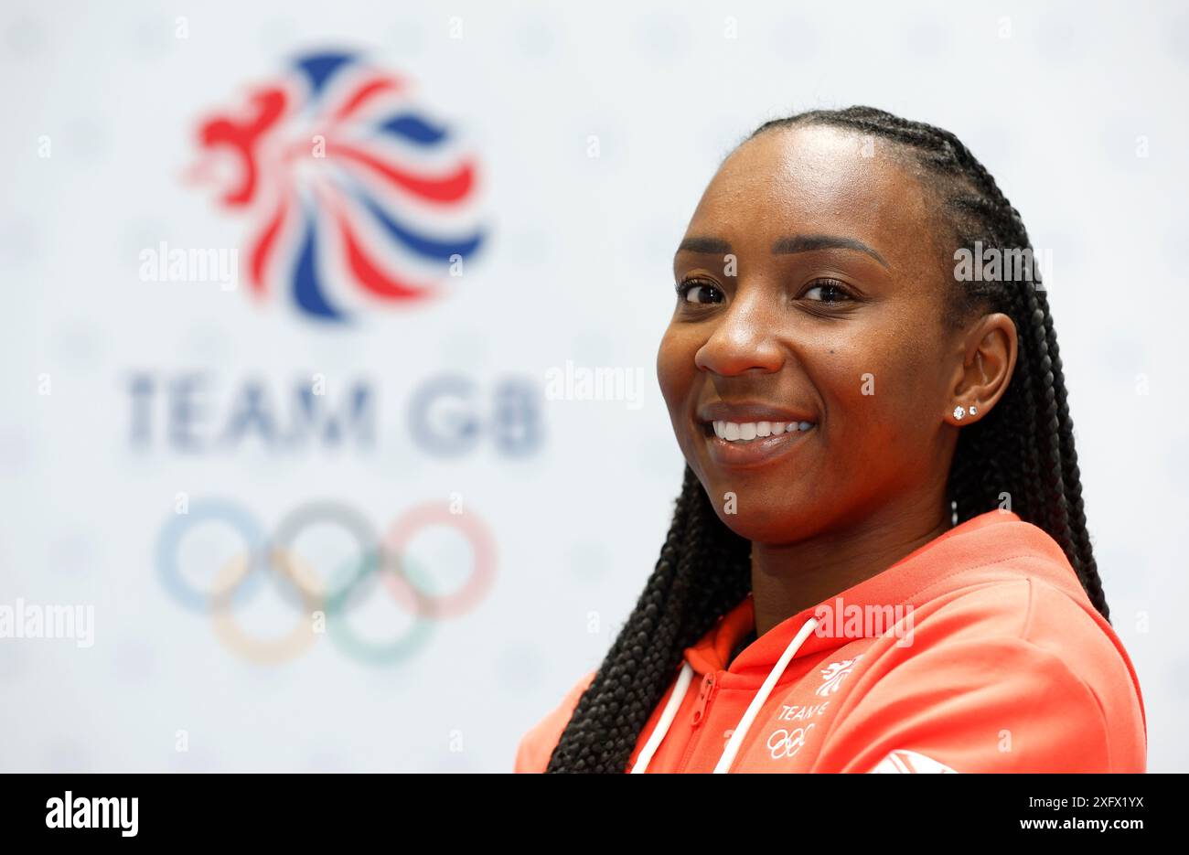 Bianca Williams during a Team GB kitting out session for the Paris ...
