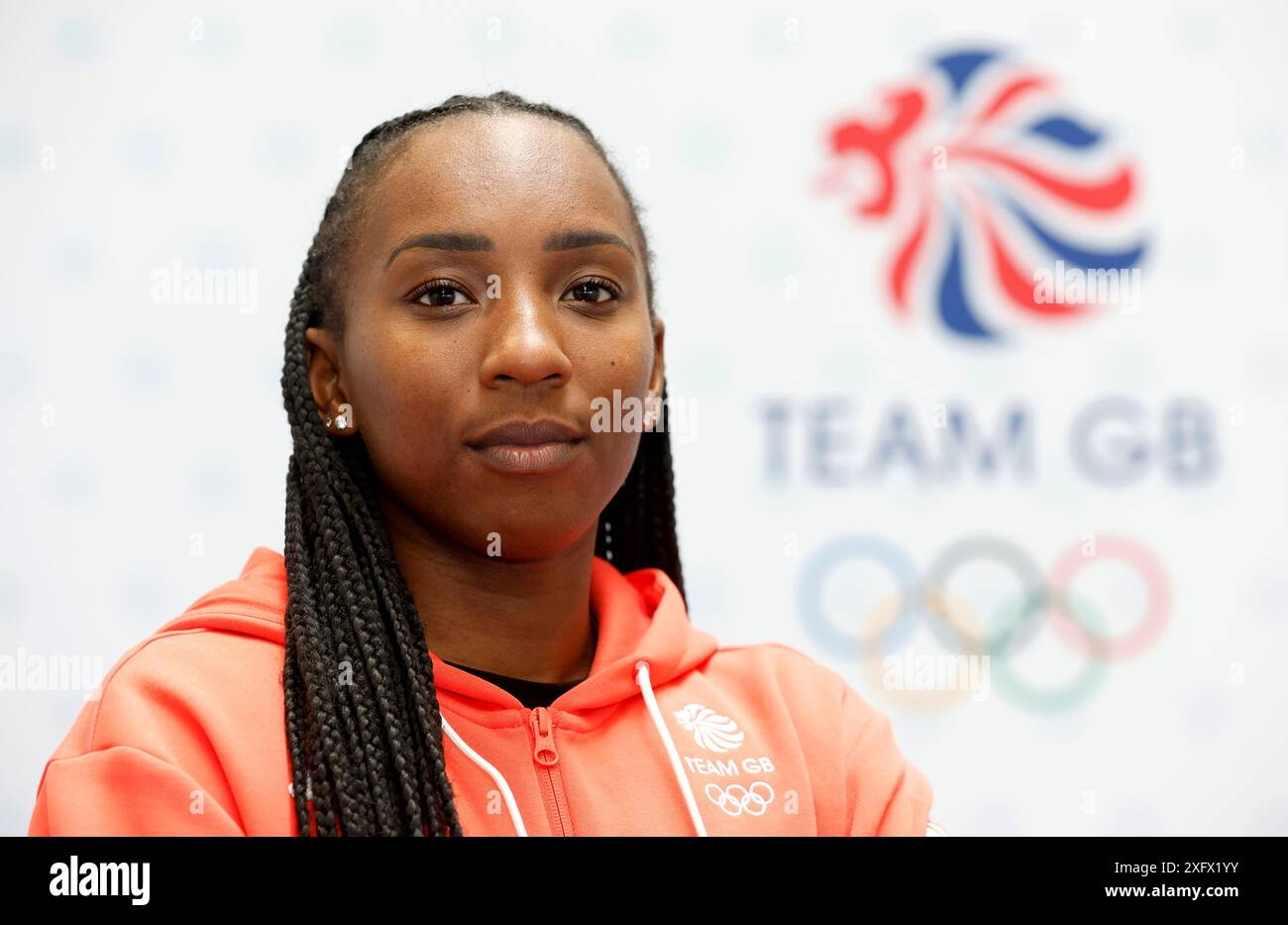Bianca Williams during a Team GB kitting out session for the Paris ...
