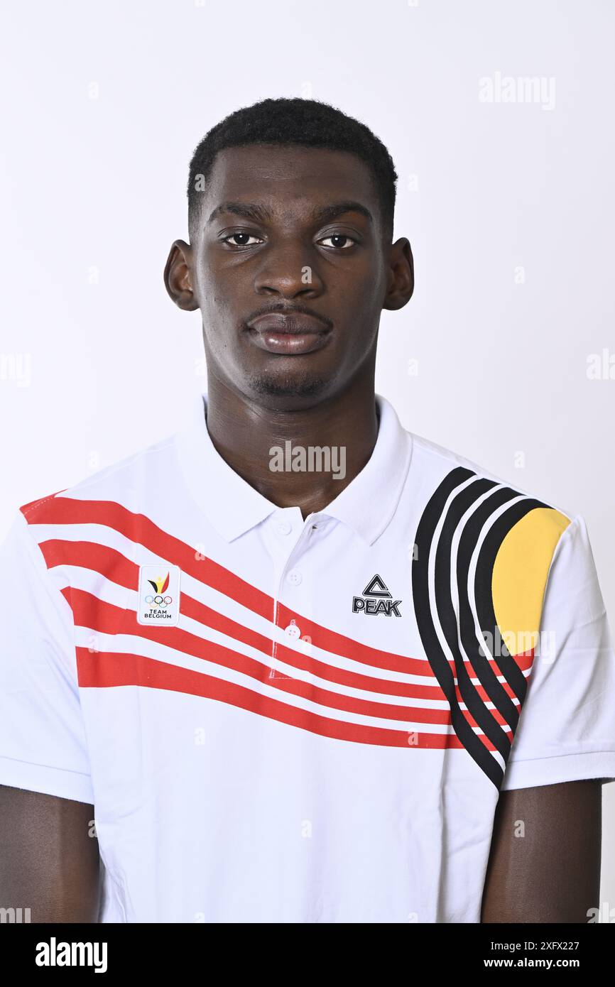 Brussels, Belgium. 04th July, 2024. Elie Bacari poses for the ...