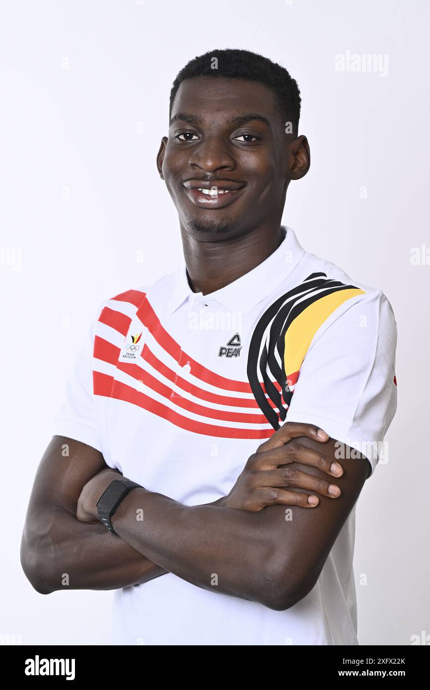 Brussels, Belgium. 04th July, 2024. Elie Bacari poses for the ...