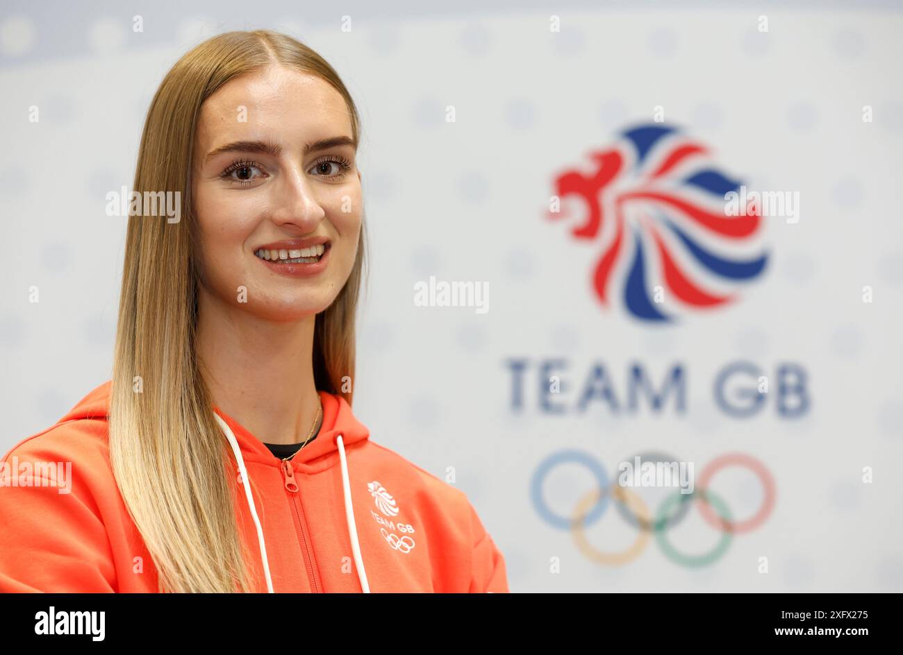 Hannah Kelly during a Team GB kitting out session for the Paris ...