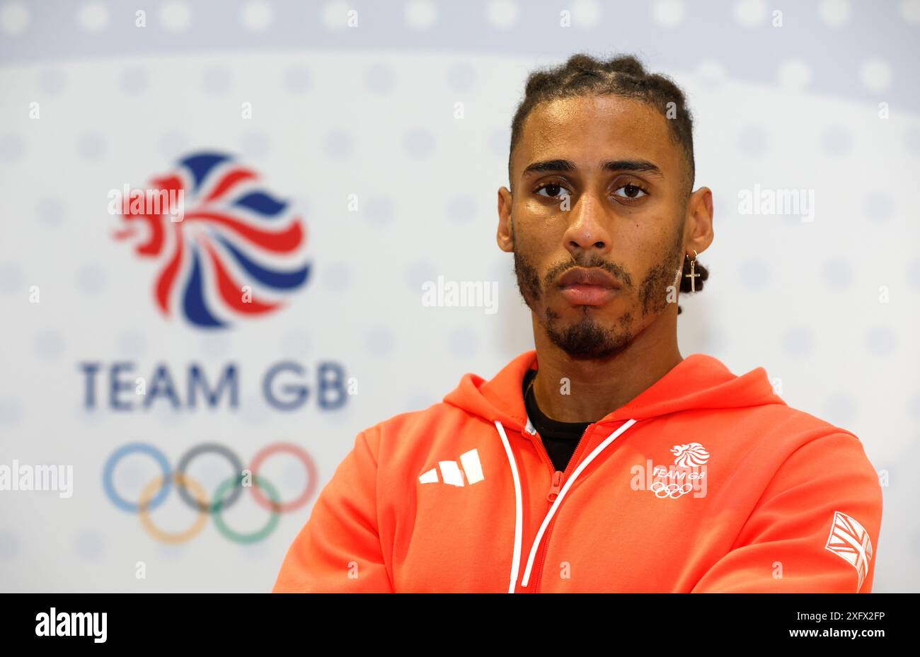 Alex Haydock-Wilson during a Team GB kitting out session for the Paris ...