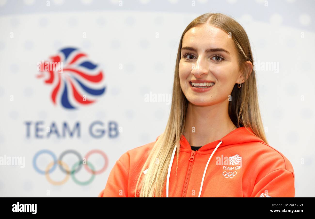 Hannah Kelly during a Team GB kitting out session for the Paris ...