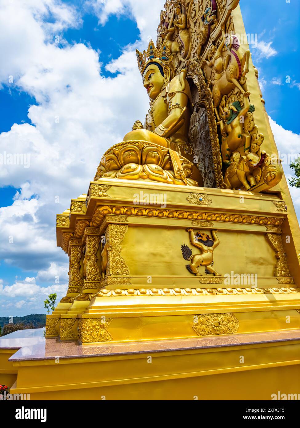 Temple, Stupa and Pagoda in Samten Hills Dalat, Vietnam Stock Photo - Alamy