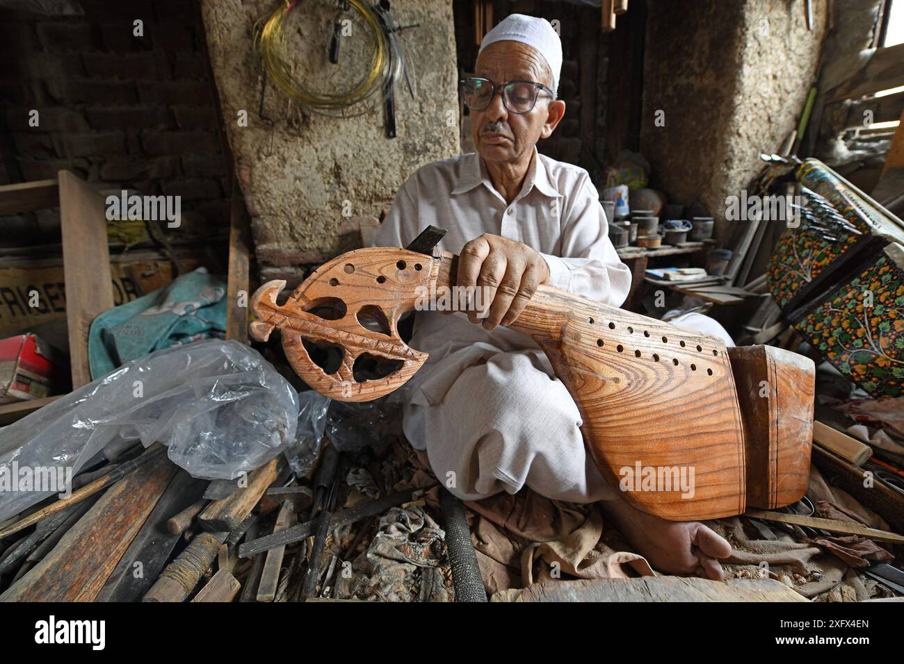 Srinagar, Jammu And Kashmir, India. 5th July, 2024. Ghulam Mohammad Zaz ...